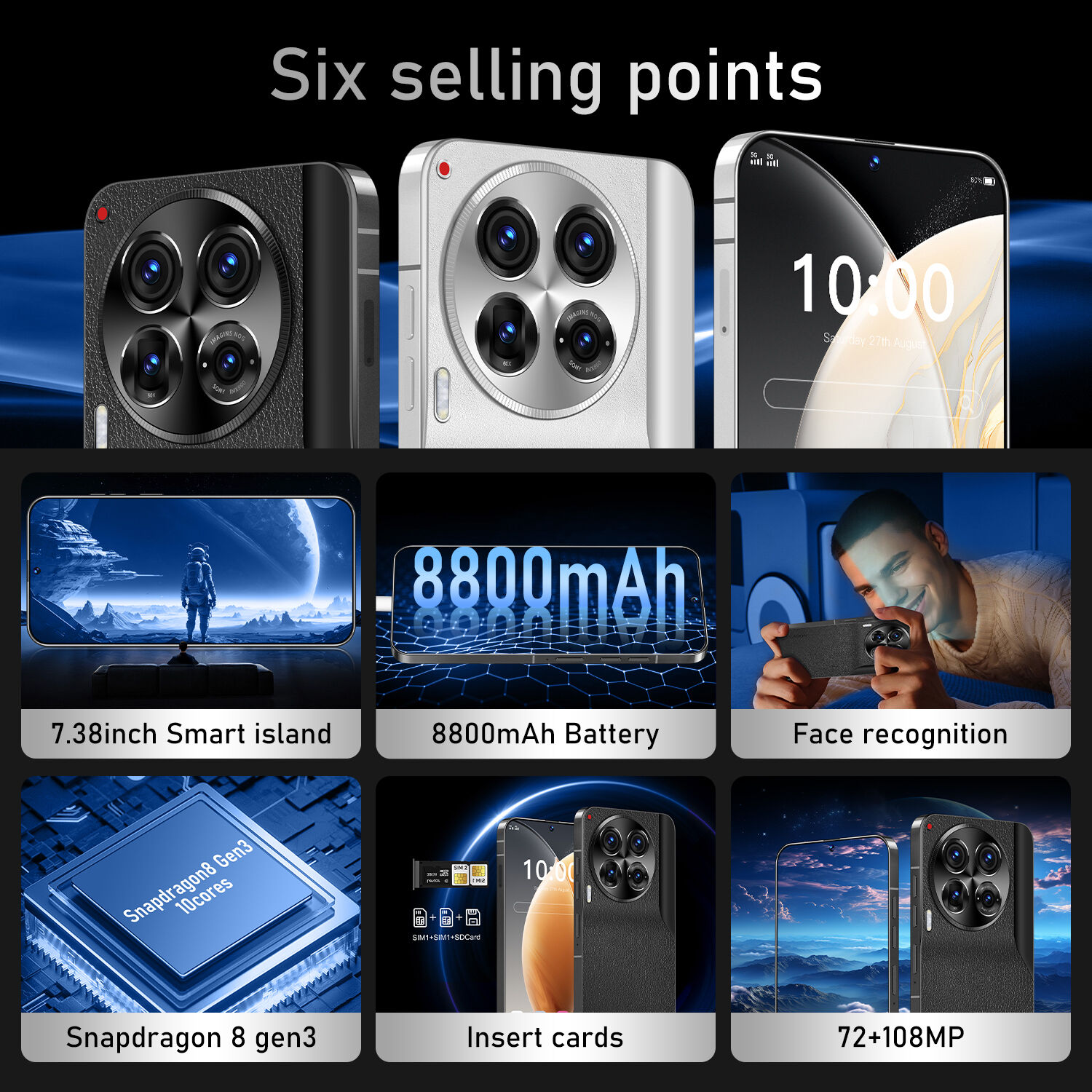 Buy China Wholesale Camon 30 Premier Smartphone 24gb Ram 2tb Rom 72mp ...