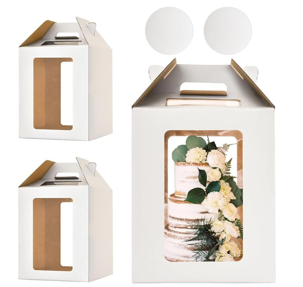 Buy China Wholesale 10x10x4.5 Inches Cake Boxs, Disposable Bakery Boxes ...