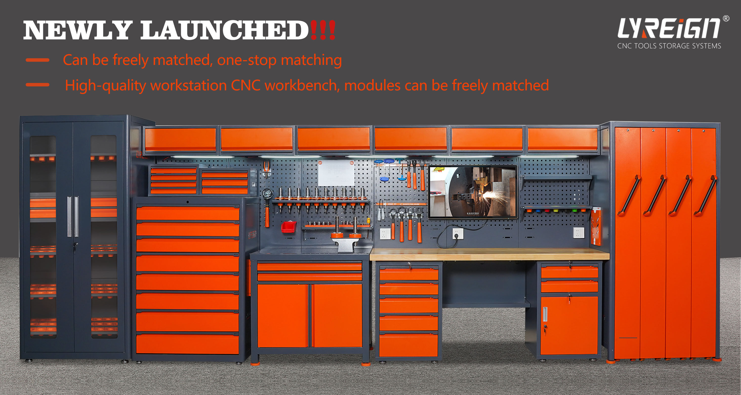 Cnc Tool Storage Rack Tool Storage Large Capacity Cat40/50 Sturdy And ...