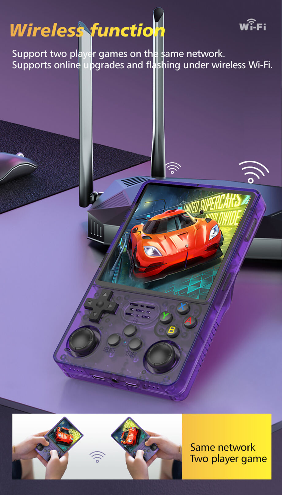 Portable R36 Plus Handheld Game Console 4-inch Hd Screen Video Game ...