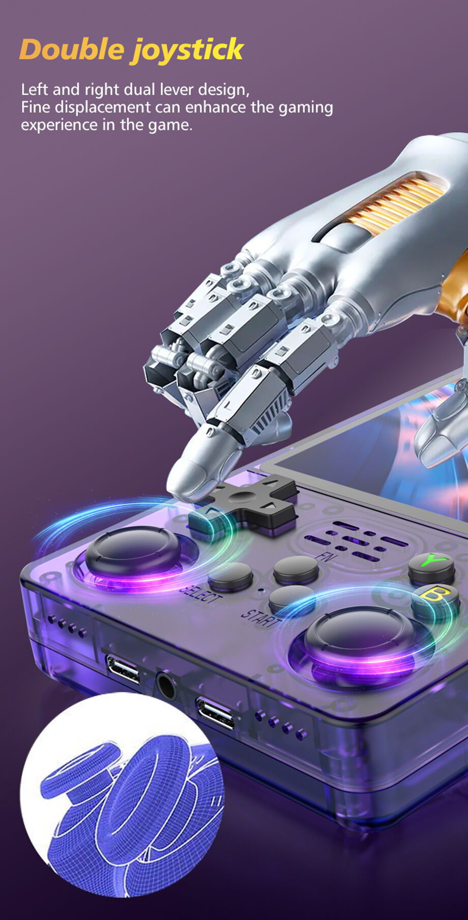 Portable R36 Plus Handheld Game Console 4-inch Hd Screen Video Game Console Built-in 3000mah ...