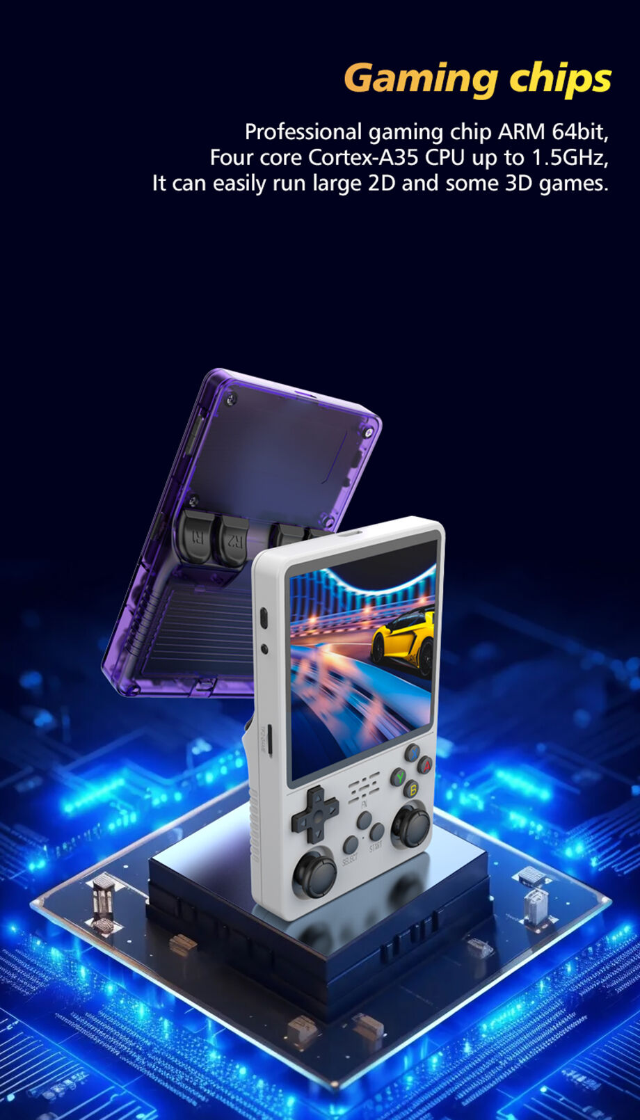 Portable R36 Plus Handheld Game Console 4-inch Hd Screen Video Game ...