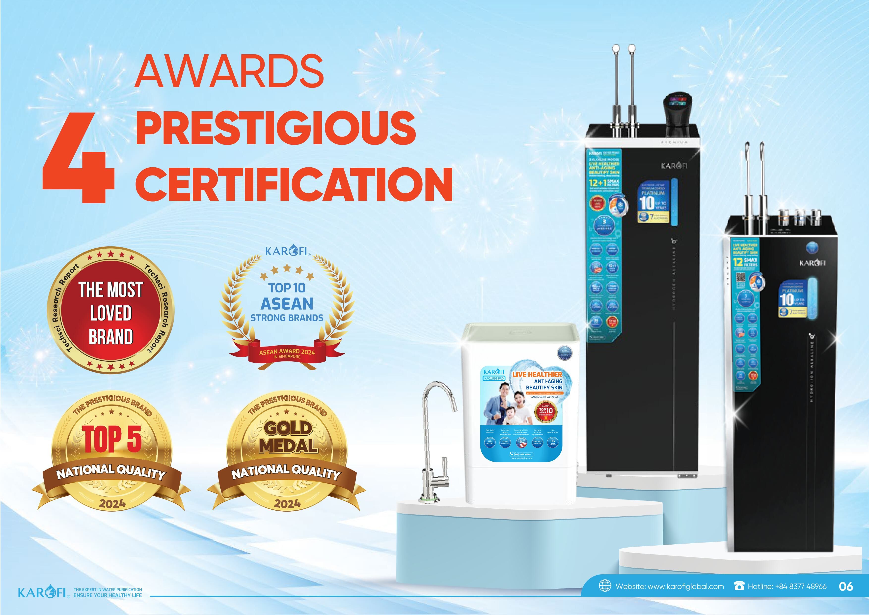 Karofi Kaq-u05 Pro 10-stage Ro Water Filter 100gpd Reverse Osmosis ...