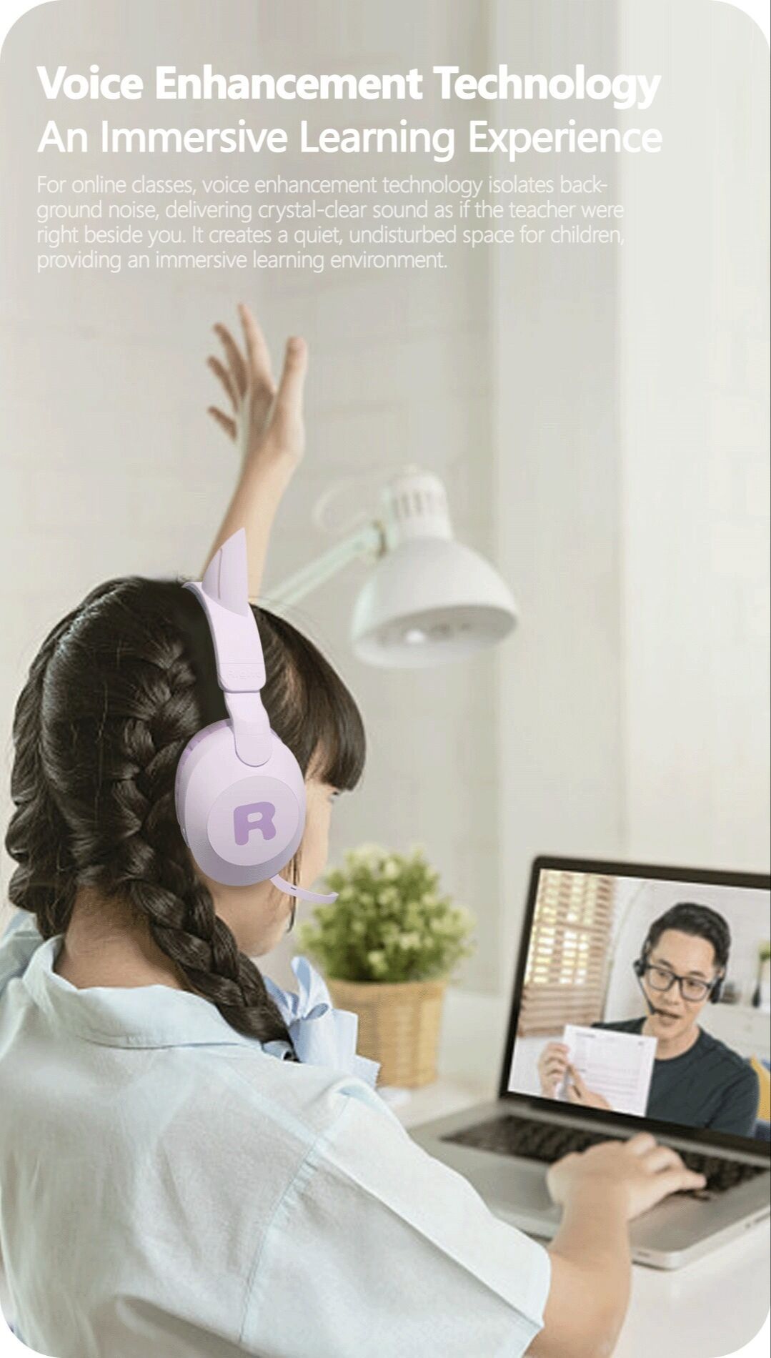 Cat Ear Wireless Stereo Cheap Bluetooth Rgb Lighting Cat Kids Folding ...