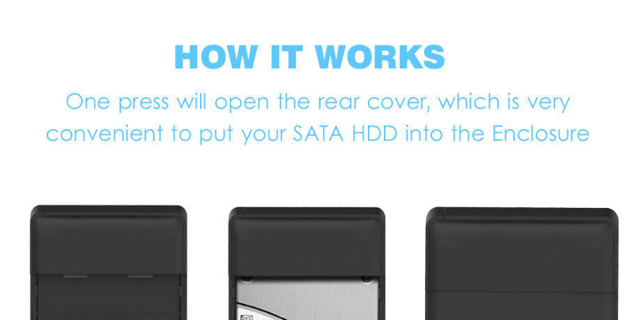 Ce/fcc Certified Usb 3.1 Type C Hard Drive Enclosure For Laptop ...