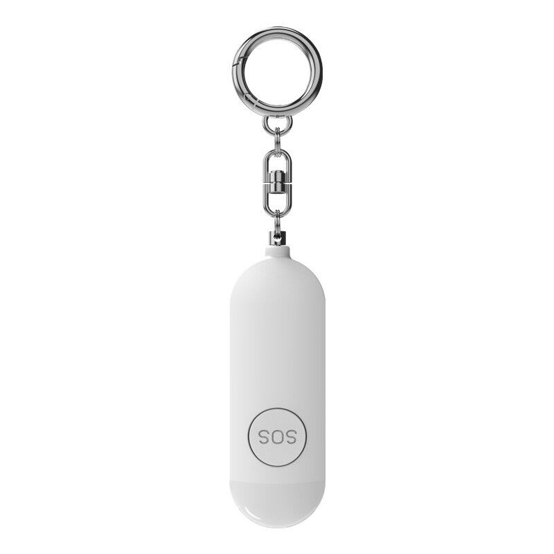 Mini Poratable 1pc Led Rechargeable Personal Alarm 130db With ...