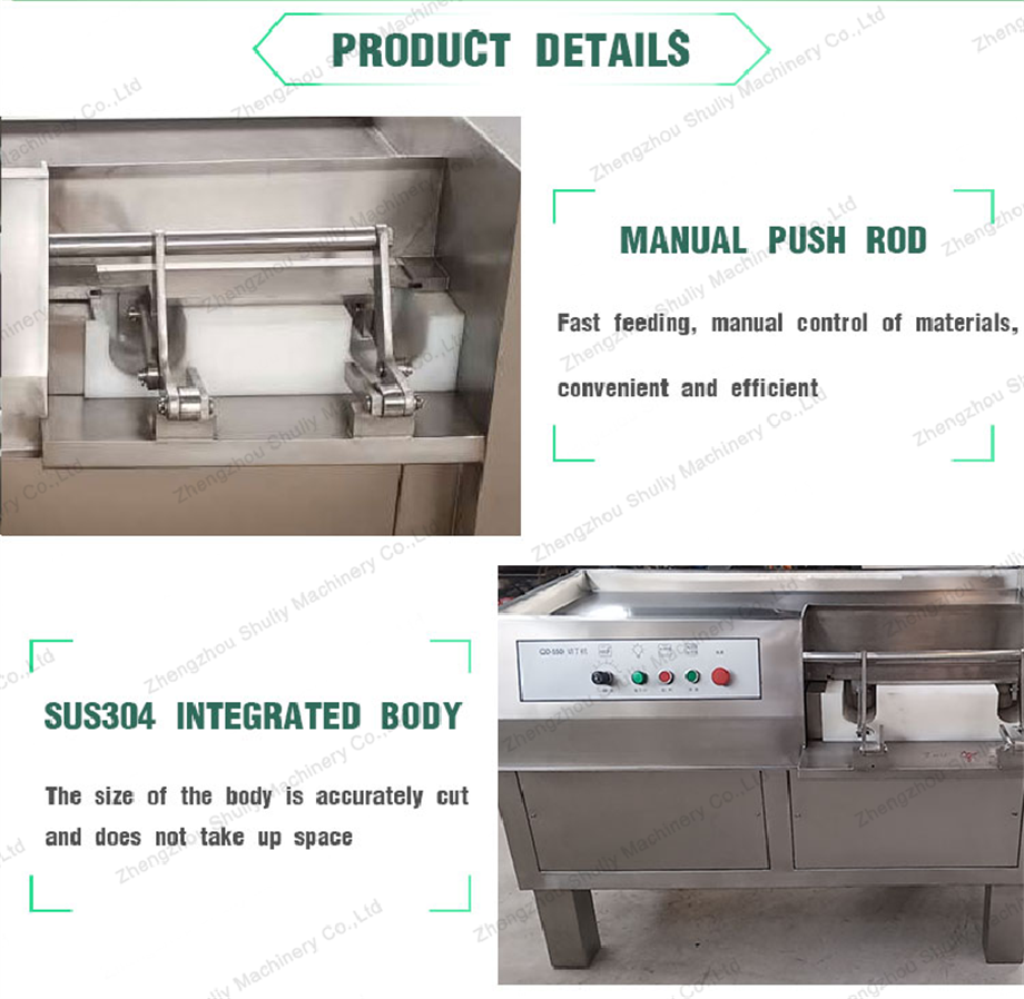 Commercial Raw Chicken Dicer Frozen Meat Cutter Dicer Machine Frozen ...