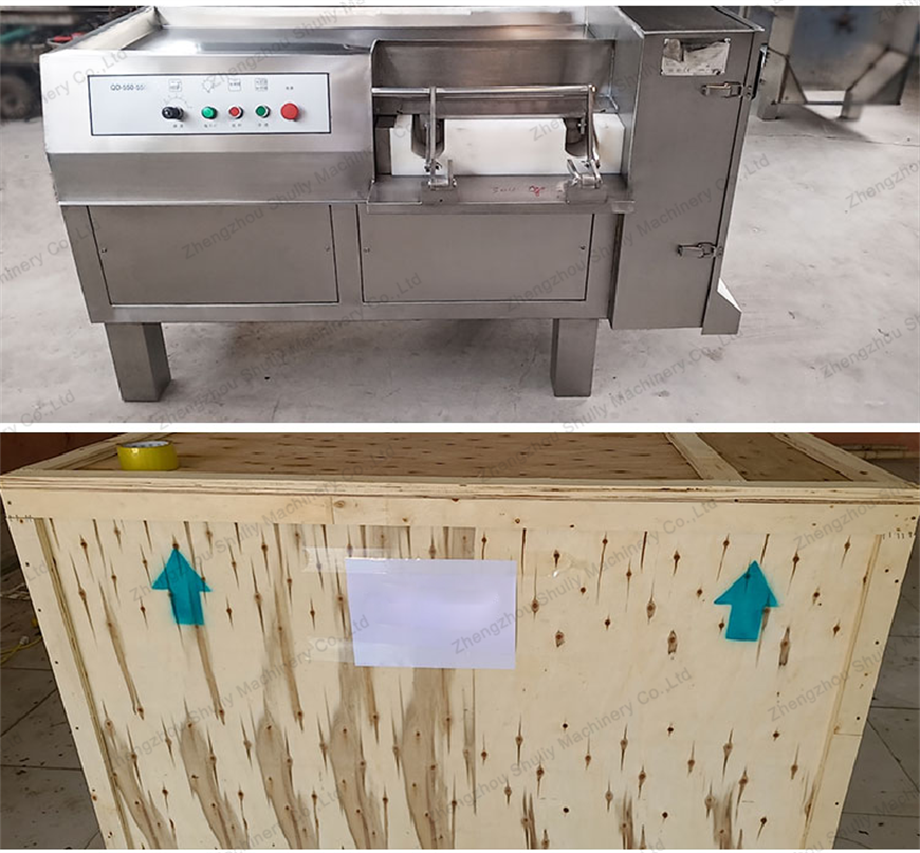 Commercial Raw Chicken Dicer Frozen Meat Cutter Dicer Machine Frozen ...