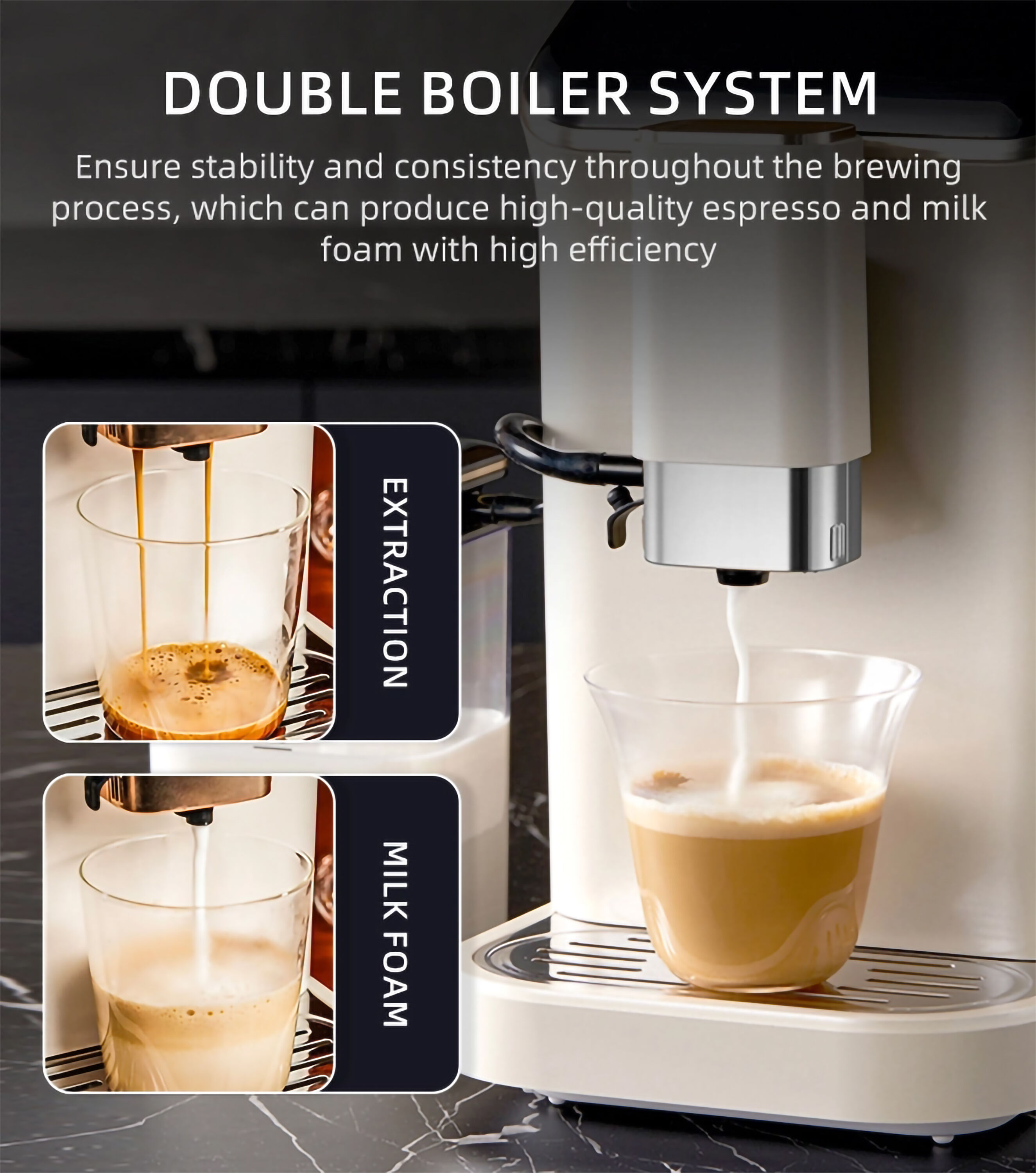 Boee All-in-one Coffee Machine Home Office Electric Convenient Fully ...