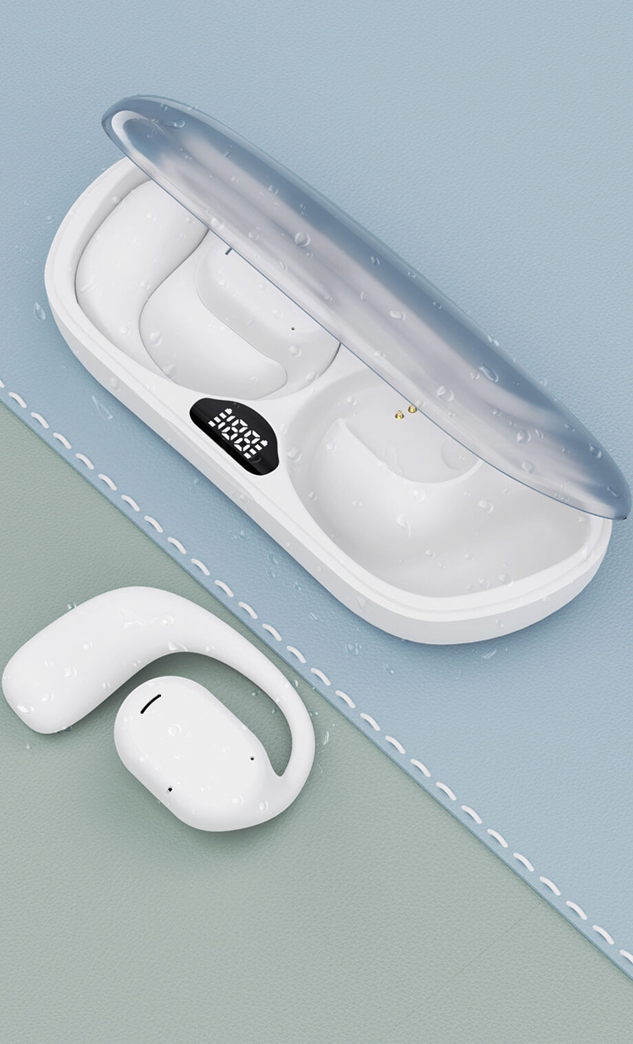 Caankei Ows Open-ear Stereo Wireless Bluetooth Headphones Auriculares ...