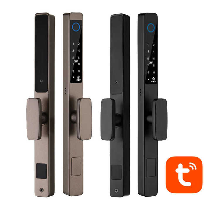 Wifi Smart Lever Handle Door Lock Waterproof Password Digital ...