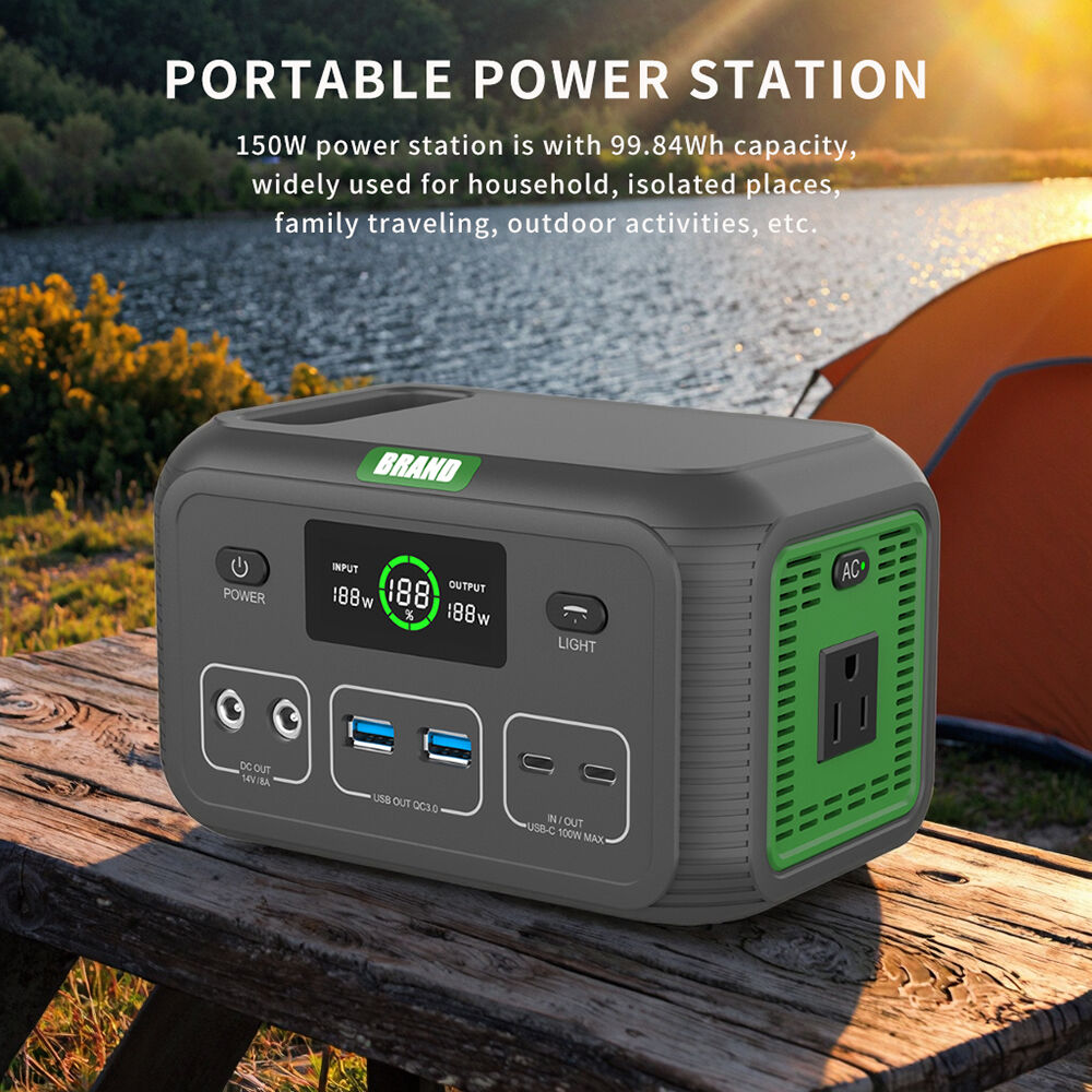 150w Ac Lifepo4 Battery Pack Mini Emergency Camping Outdoor Portable ...