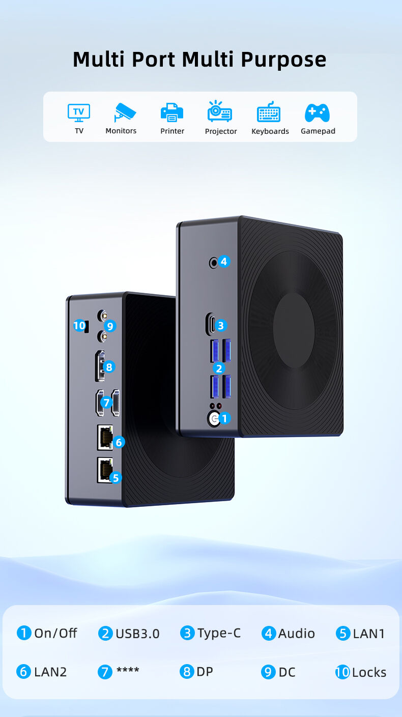 Fanless Industrial Mini Pc 2.5gbe N100 N200 Mini Computers With Intel ...