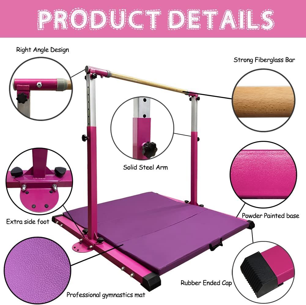 Folding Junior Training Bar/horizontal Training Bar Kip Bar Stainless ...