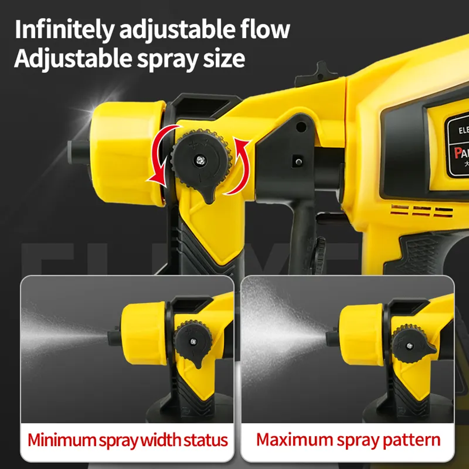 Factory Direct Lithium Ion Electric Spray Gun Cordless Paint Sprayer ...