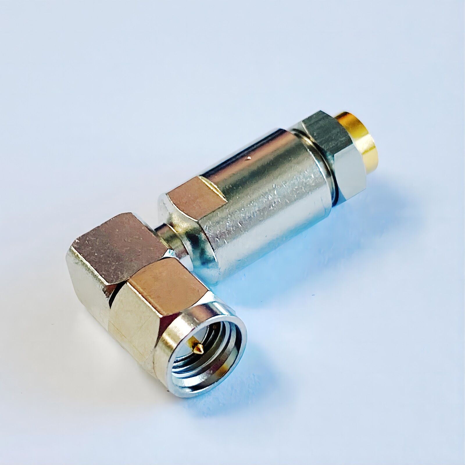 Rf Radio Frequency Coaxial Connection Ma Male Head 90 Degree Elbow Is ...
