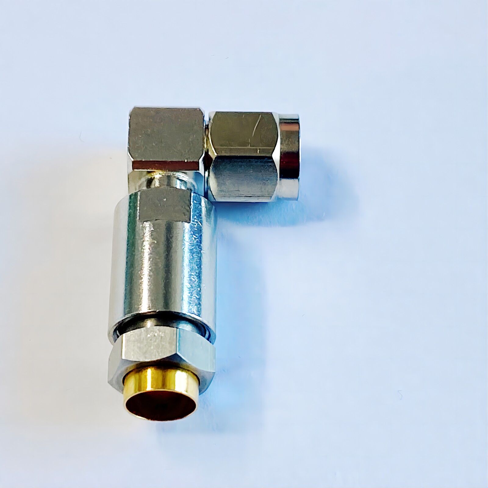 Rf Radio Frequency Coaxial Connection Ma Male Head 90 Degree Elbow Is ...