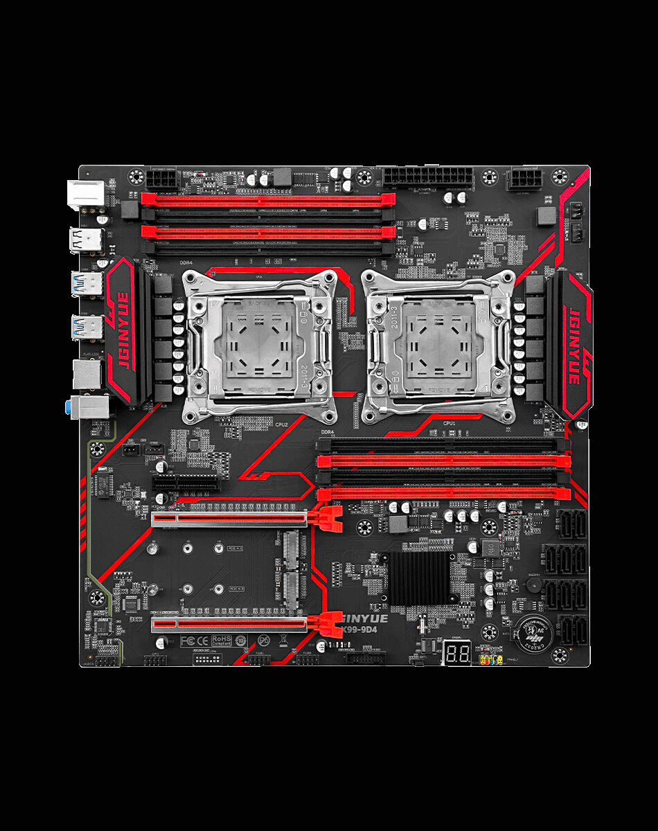 Jginyue X99 Dual Cpu Motherboard Lga 2011-3 Supports Xeon E5 V3 V4 Cpu ...