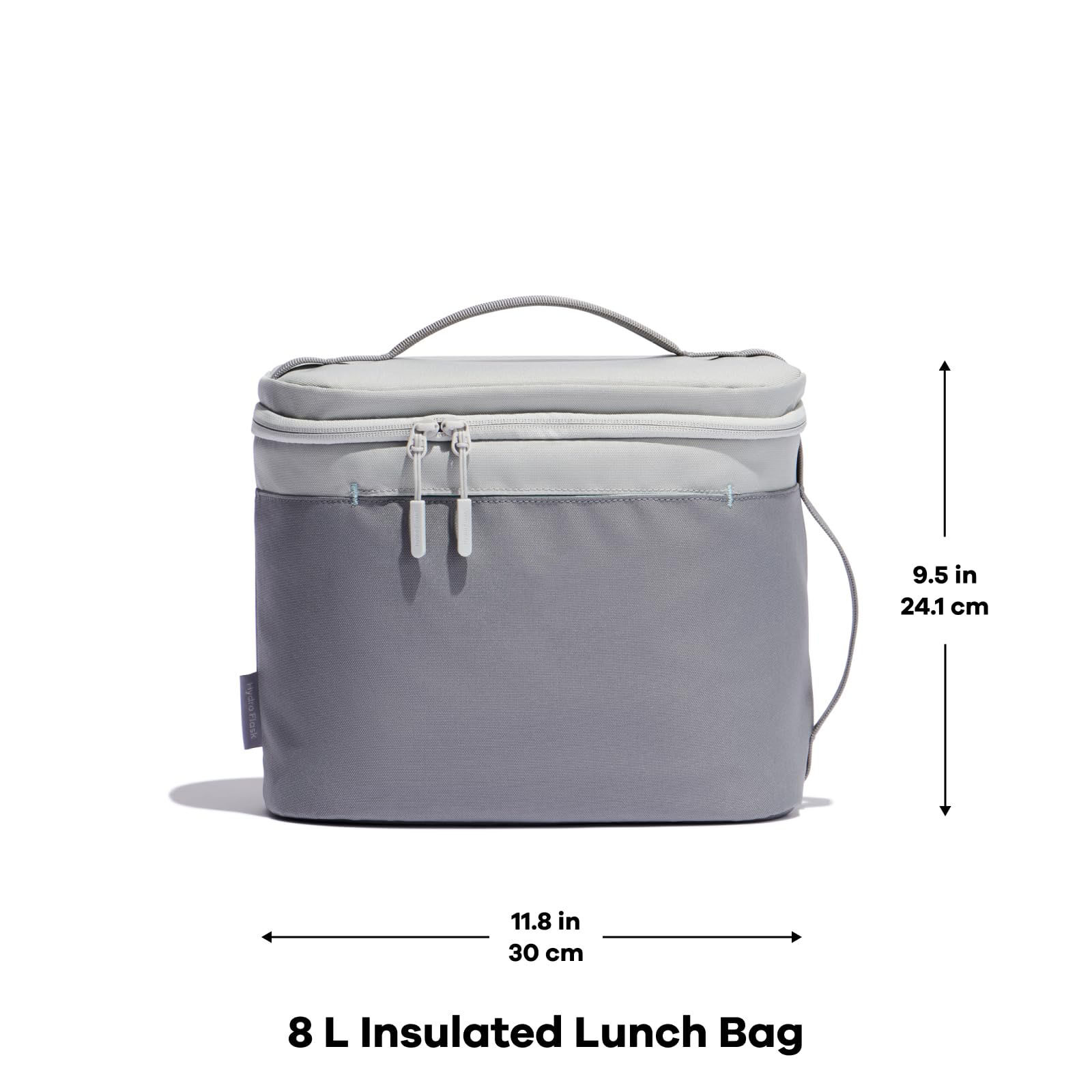 Lunch Bag - Insulated Reusable Zipper Travel Lunchbox Lunchbag Food ...