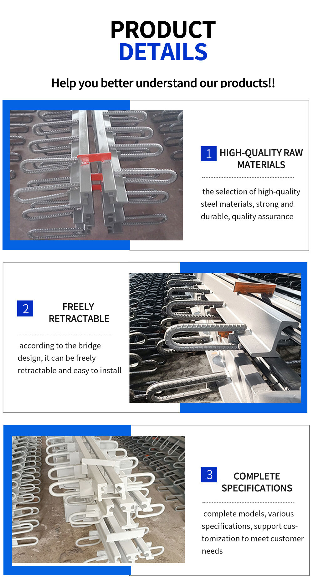 Galvanized Bridge Comb/finger Expansion Joints Are Suitable For Medium ...