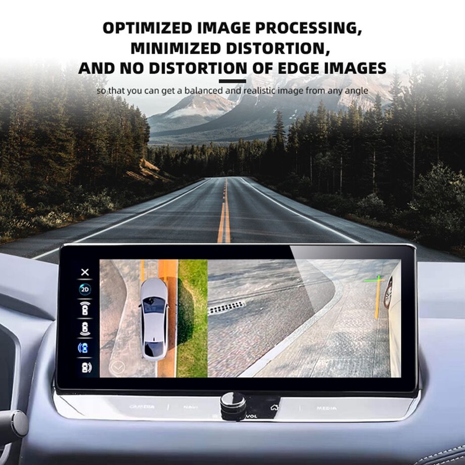 Wemaer Lvds Cable 4 Ways Car Cameras System Kit Hd 3d Reverse Backup ...