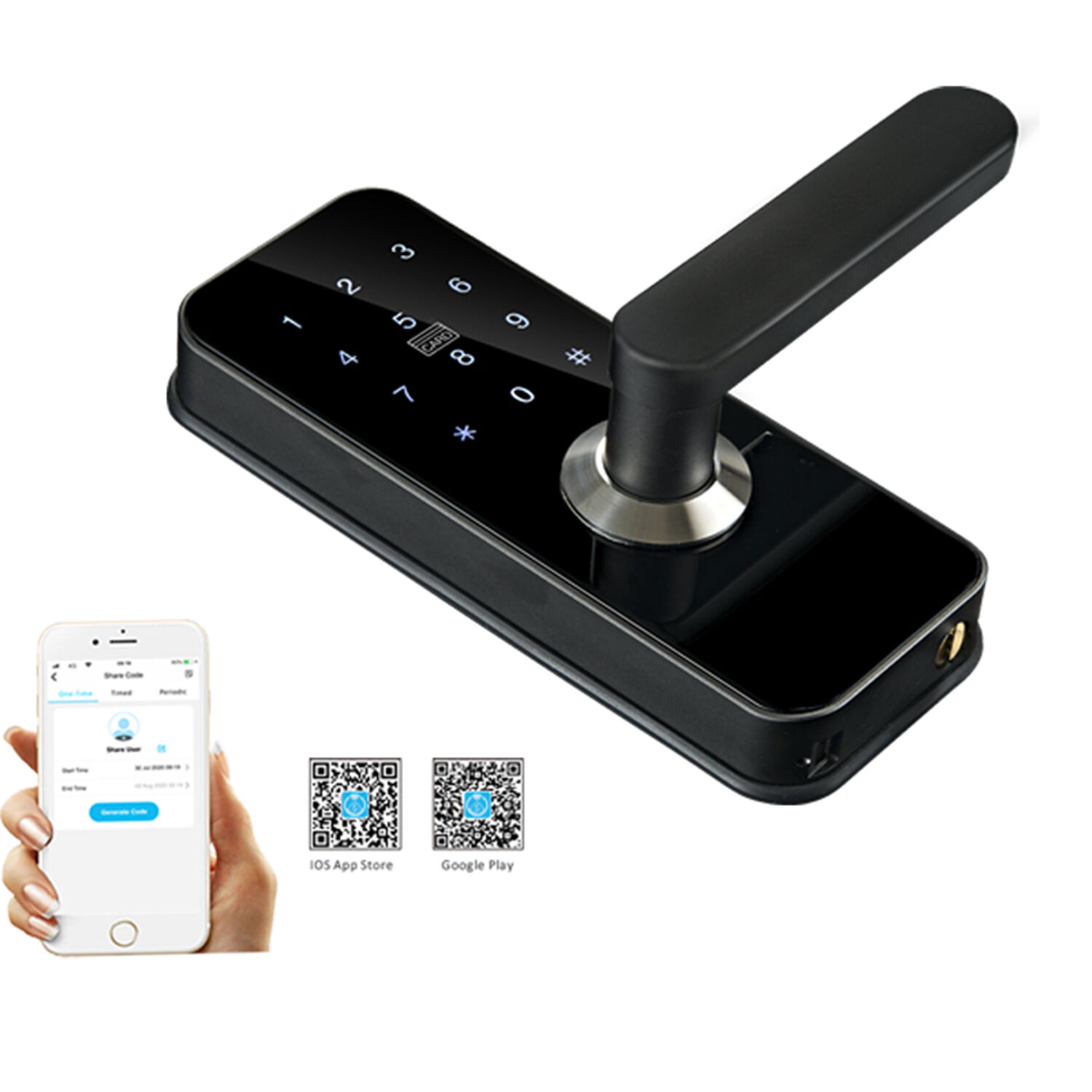 Sinovo Fast Delivery Tuya Ttlock Hotel Nfc Smart Lock Smart Door Lock ...