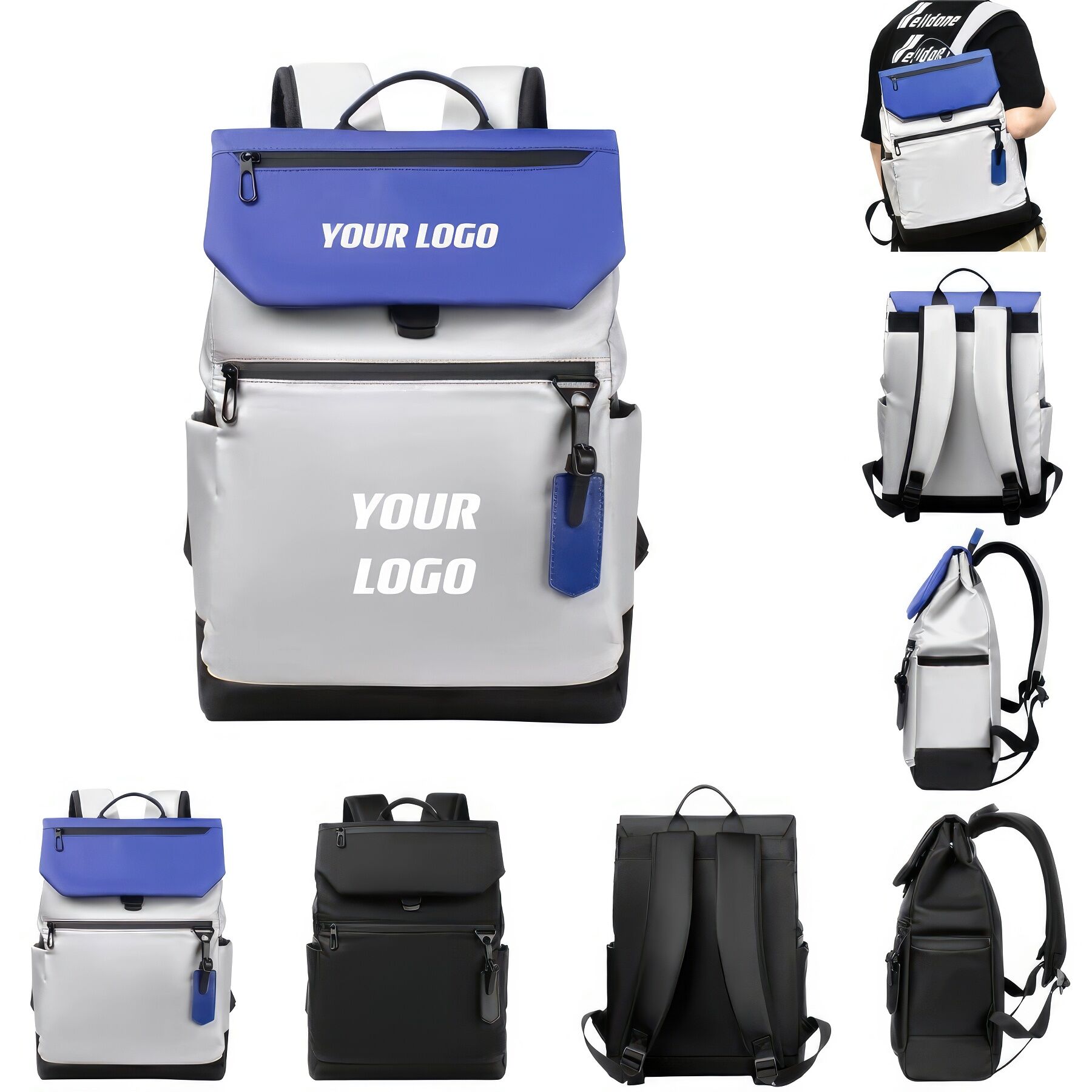 Casual Laptop Backpack College Bookbags With Double Shoudler Straps For ...