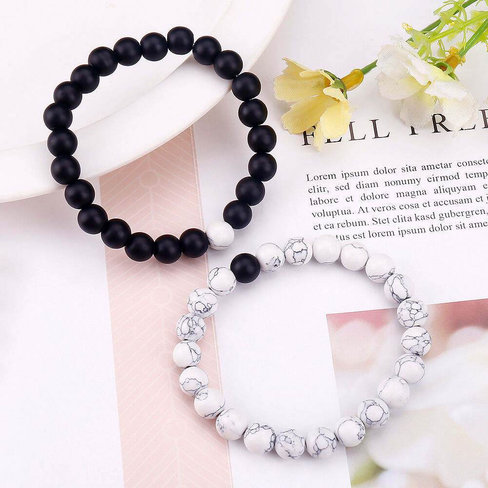 Bulk Buy China Wholesale Low Moq Wholesale Natural Stone Bracelet Black ...