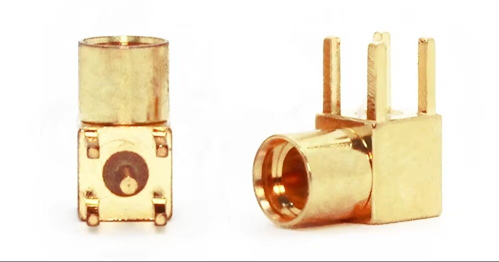Rf Coaxial Connector Mmcx-kwe Four-pin Male Welded Pcb Board Socket Female Mmcx Elbow Antenna ...