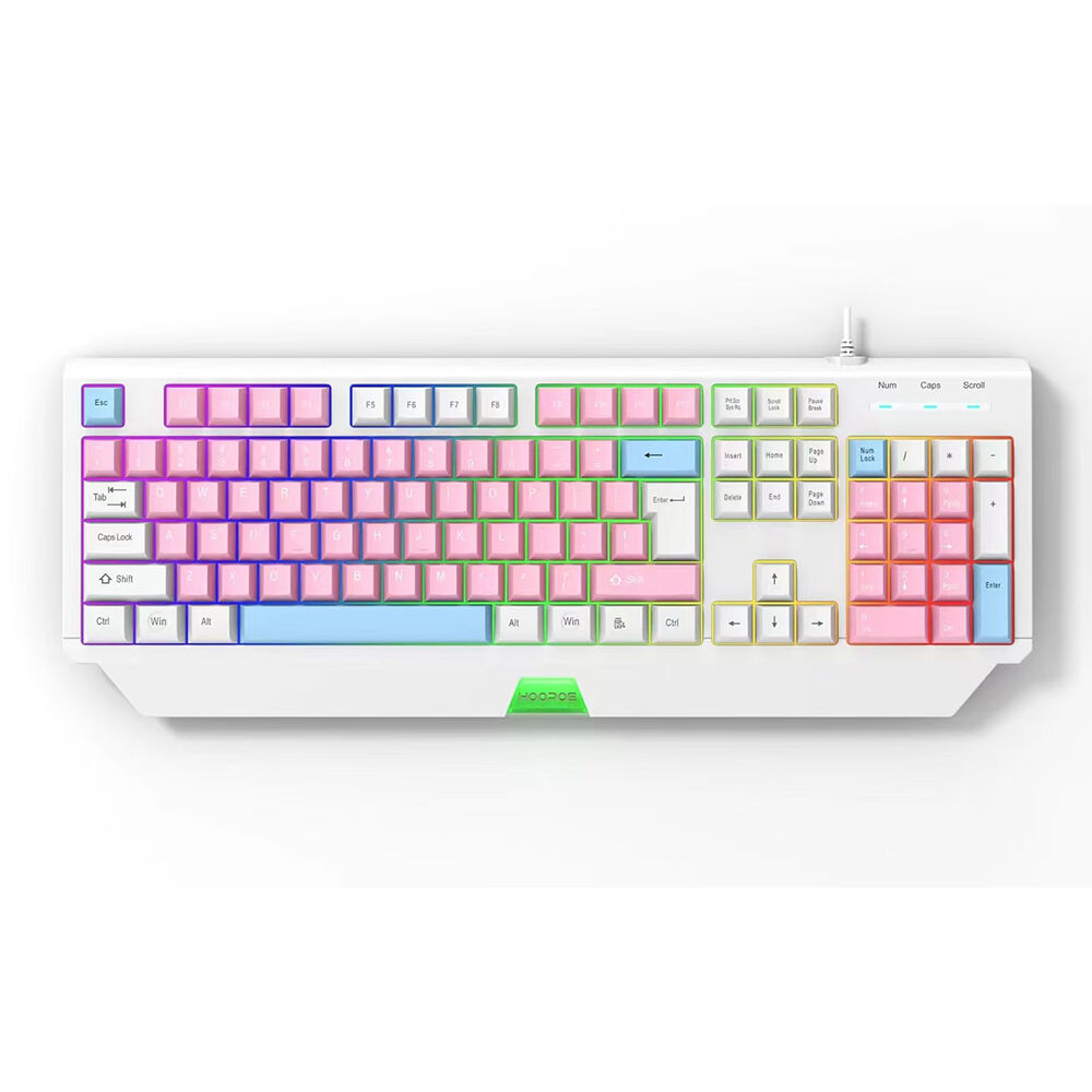 Factory Price Abs Cover Wired Gaming Keyboard With Backlit Rainbow ...
