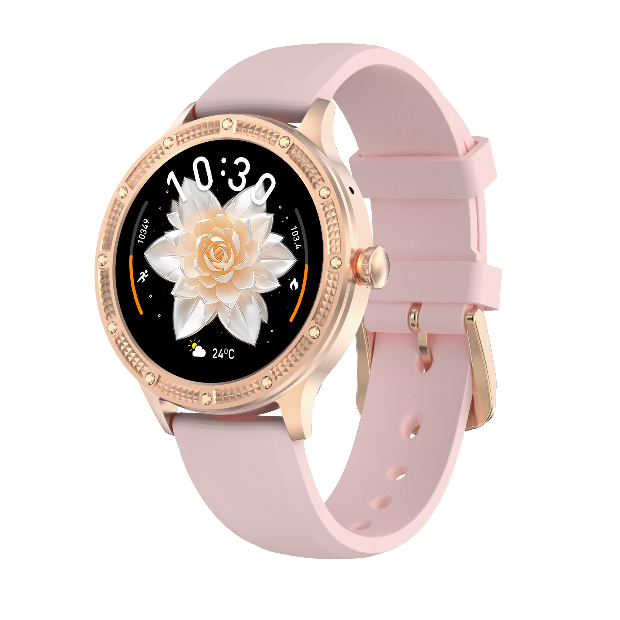 Women Smartwatch Heart Rate Blood Oxygen Waterproof Sport Smart Watch ...