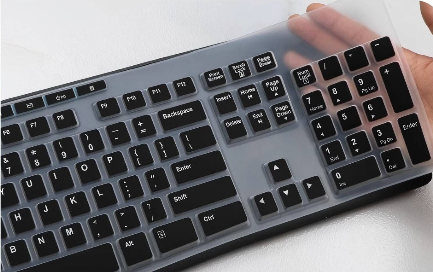 Woo Silicone Keyboard Protector Notebook Film 15.6inch Laptop Keyboard ...