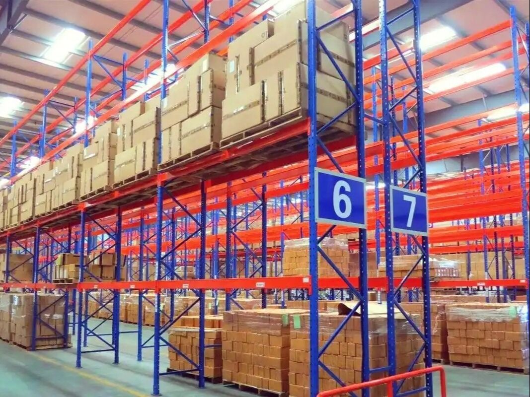 1 Ton Warehouse Storage Adjustable Pallet Racking Shelf Unit Forklift ...