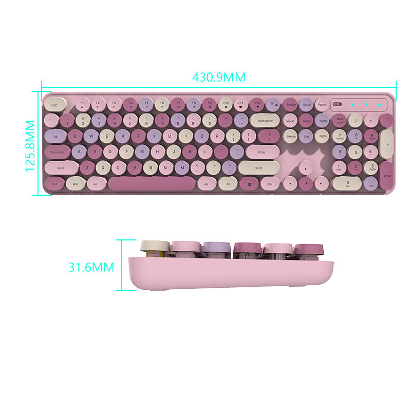 Woo Fashion Style,100 Keys Computer Bluetooth Keyboard With Phone ...