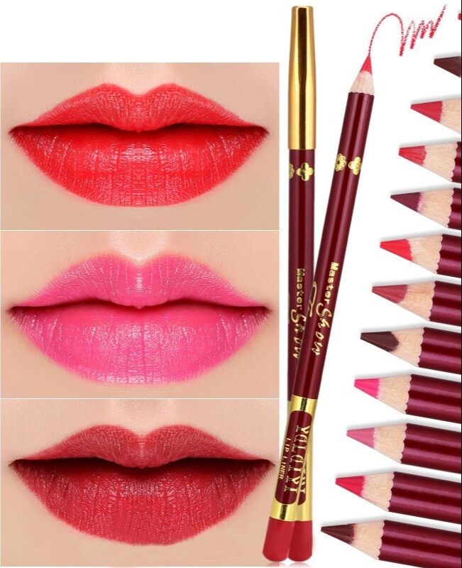 Woo Personalized Lip Pencil Sets, Lip Pencil Set, Waterproof Lip Liner ...