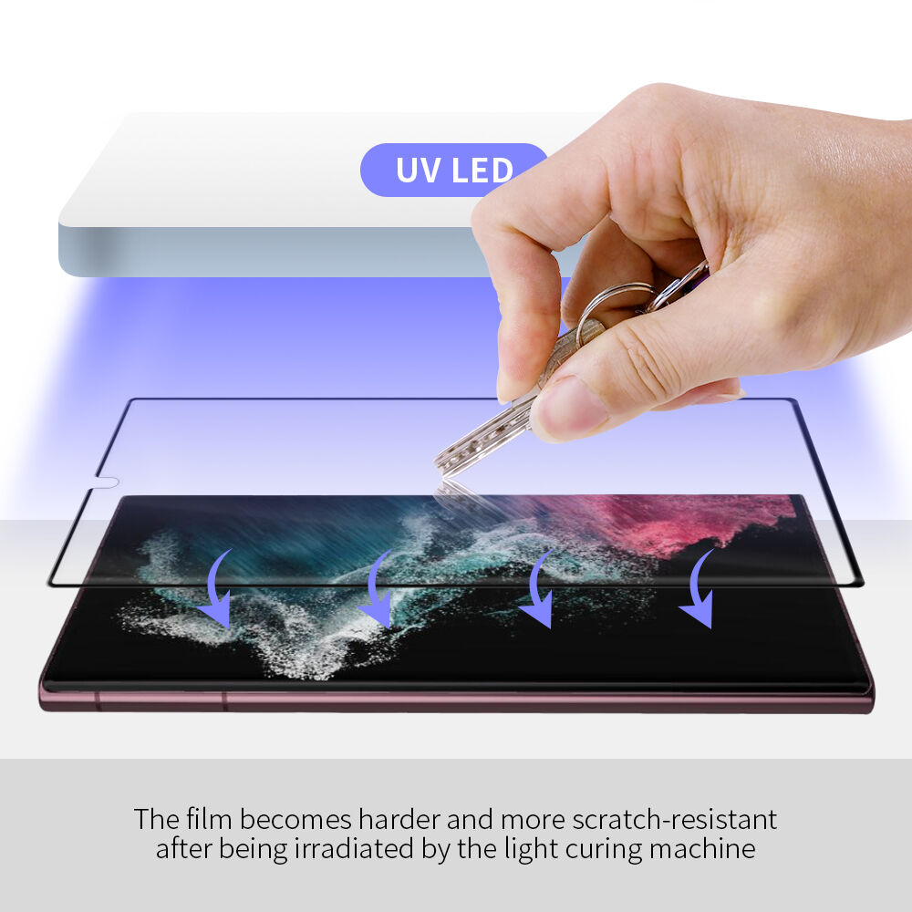 Ultra Thin 3d Curved Glass Full Glue Uv Screen Protector For Samsung ...