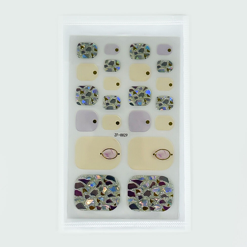Buy China Wholesale Oem Toe Nail Stickers Nail Wraps Self Adhesive ...