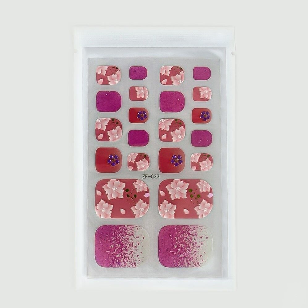 Buy China Wholesale Oem Toe Nail Stickers Nail Wraps Self Adhesive ...