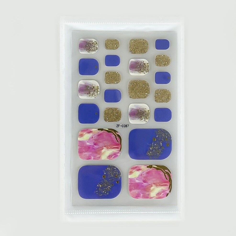 Buy China Wholesale Oem Toe Nail Stickers Nail Wraps Self Adhesive ...