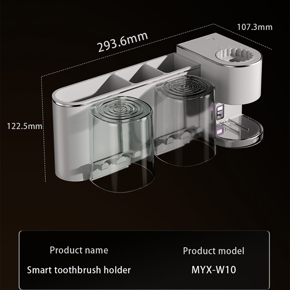 Multifunctional Space Saving Toothbrush Slots Cups Toothpaste Squeezer ...