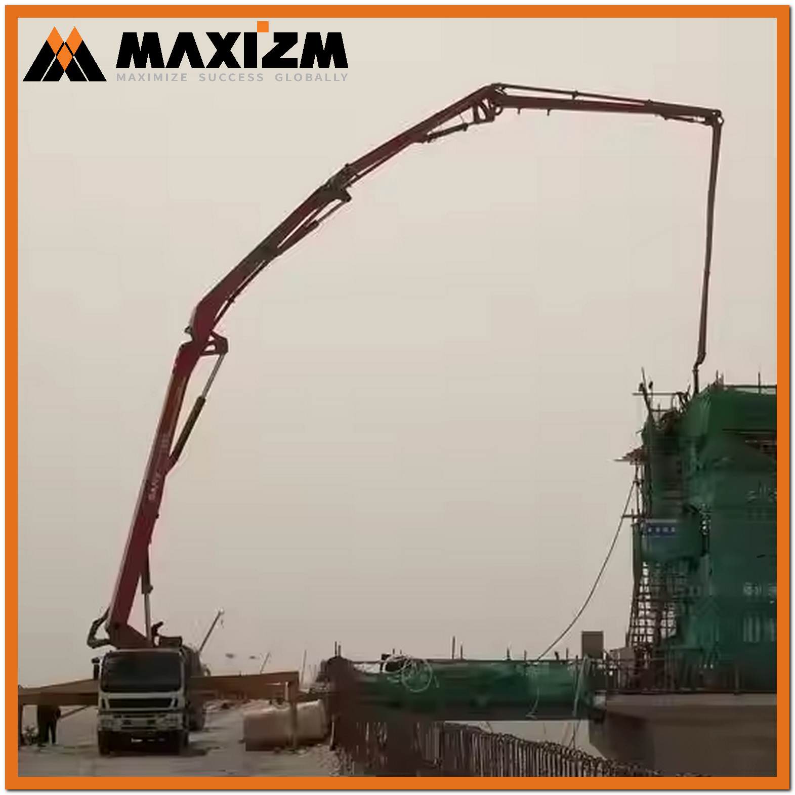 Concrete Pump Truck Truck Syg5418thb 56 Mounted Concrete Pump Truck In ...