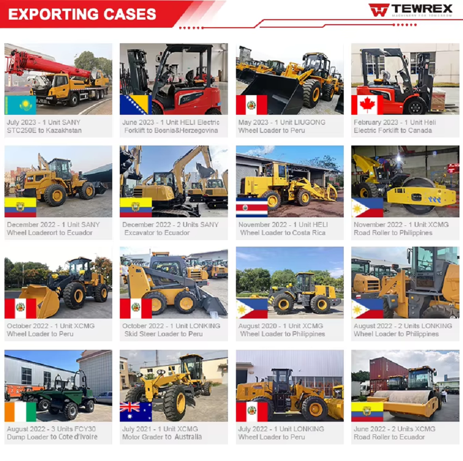Brand New 4 Ton Mini Front Wheel Loader Xc948 Tier 2 China Loaders With ...