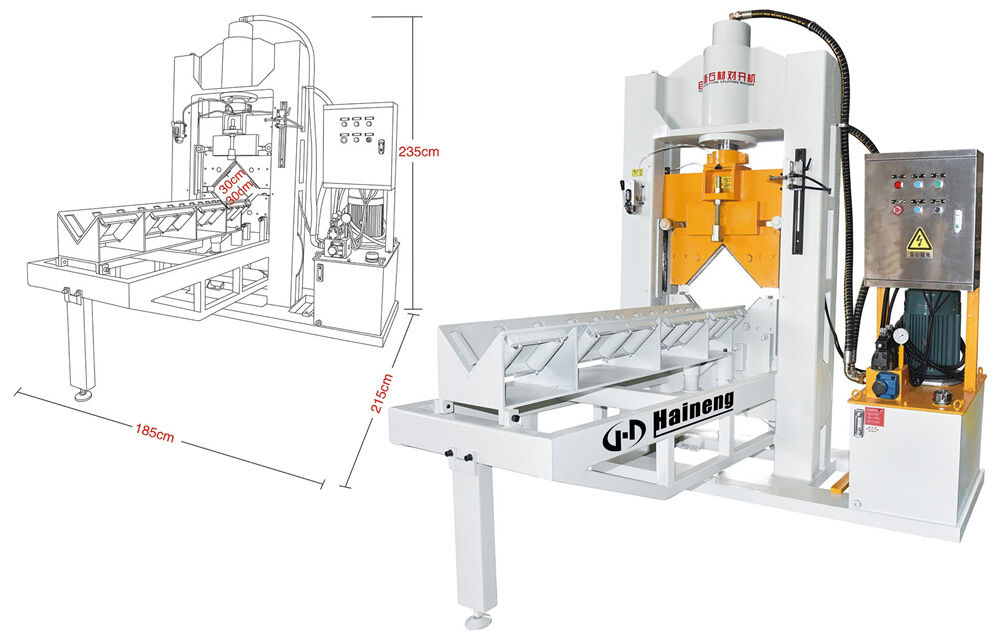 Hydraulic Automatic Four-blade Self Sliding Rock Splitter Artificial ...