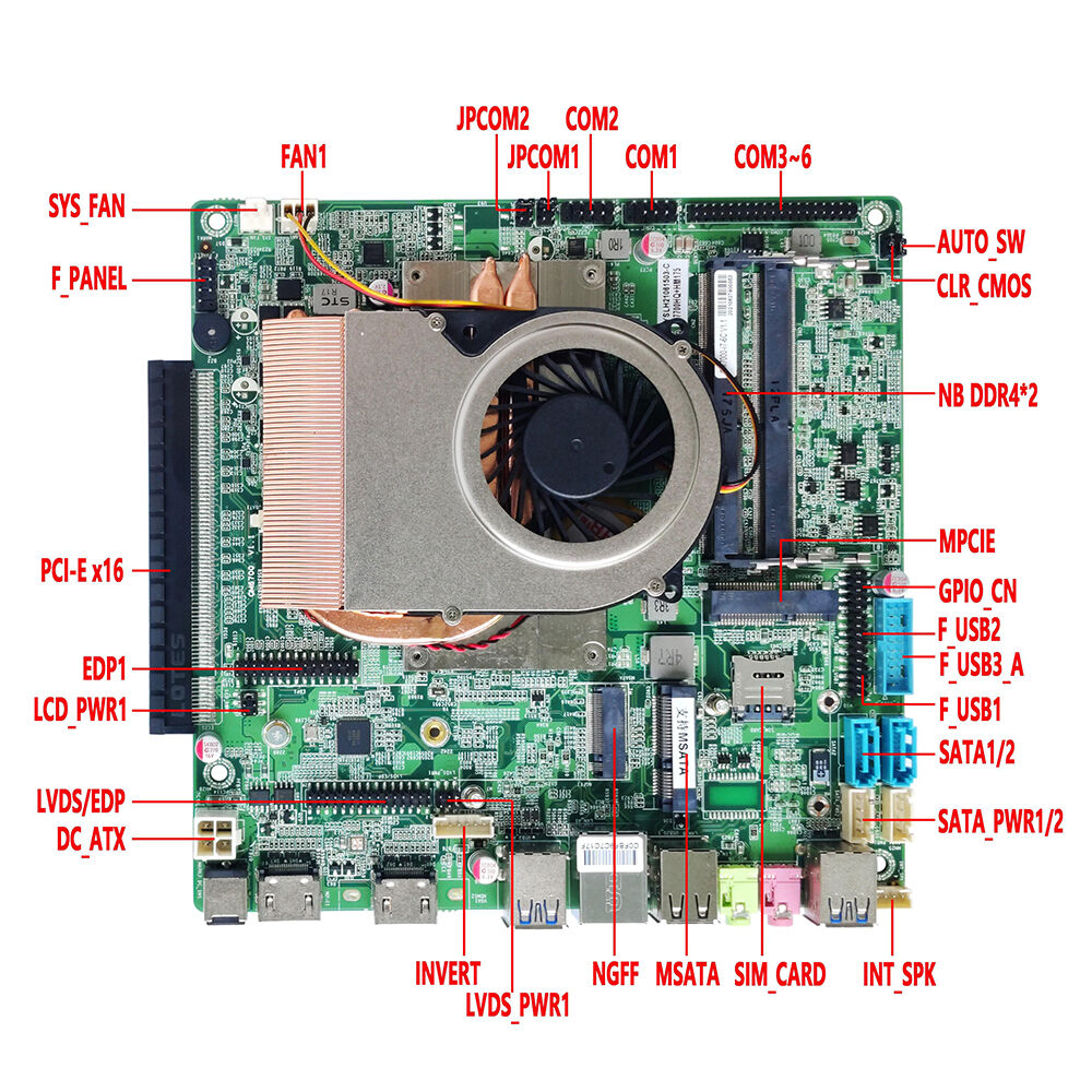 High-precision Ddr4 Touch Screen Monitors Motherboard With Intel Kaby ...