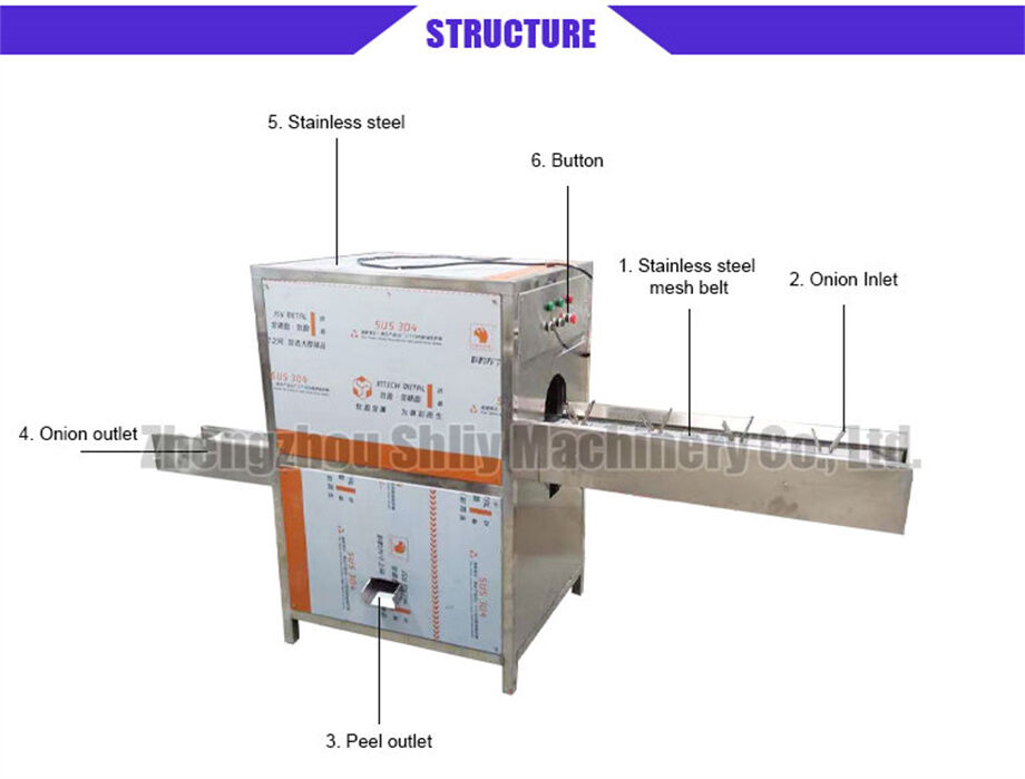 Automatic Onion Root And Stem Cutting Machine Onion Peeling And Root ...
