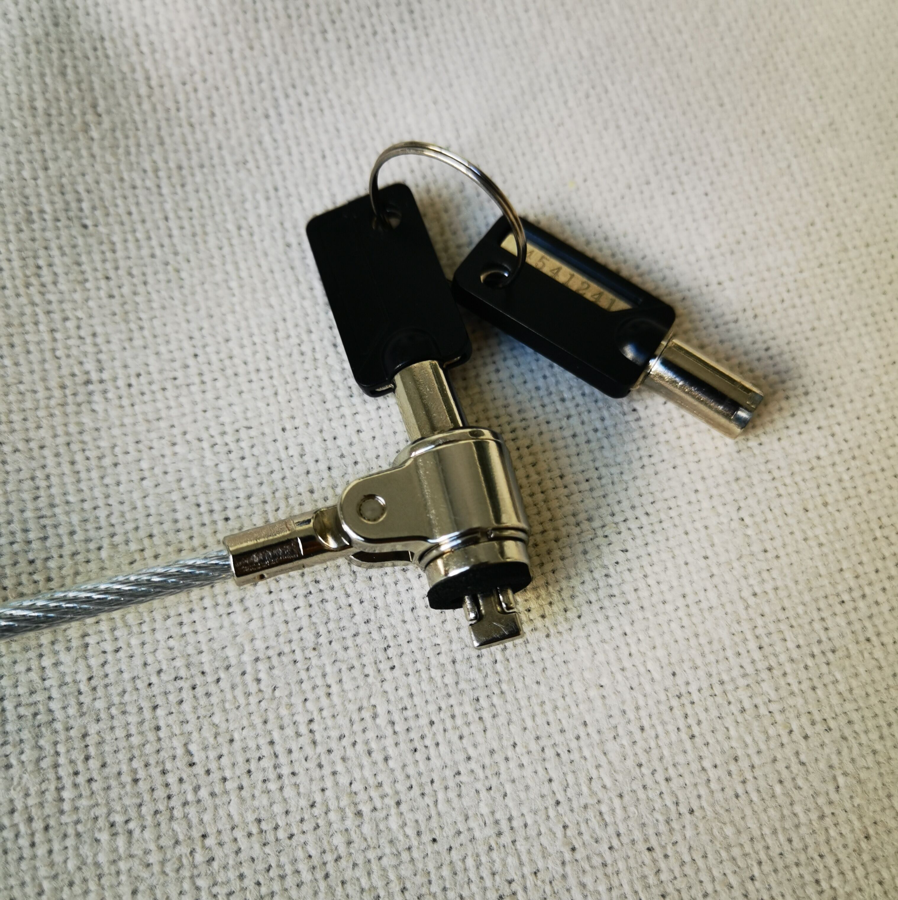 Factory Price Wholesale Key Security Laptop Cable Lock For Standard K ...