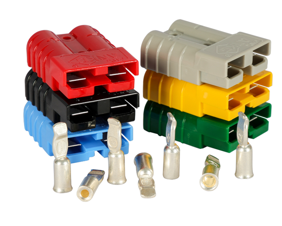 2 Pin 600v 350a Double Pole Battery Connector Plug Quick Disconnect ...