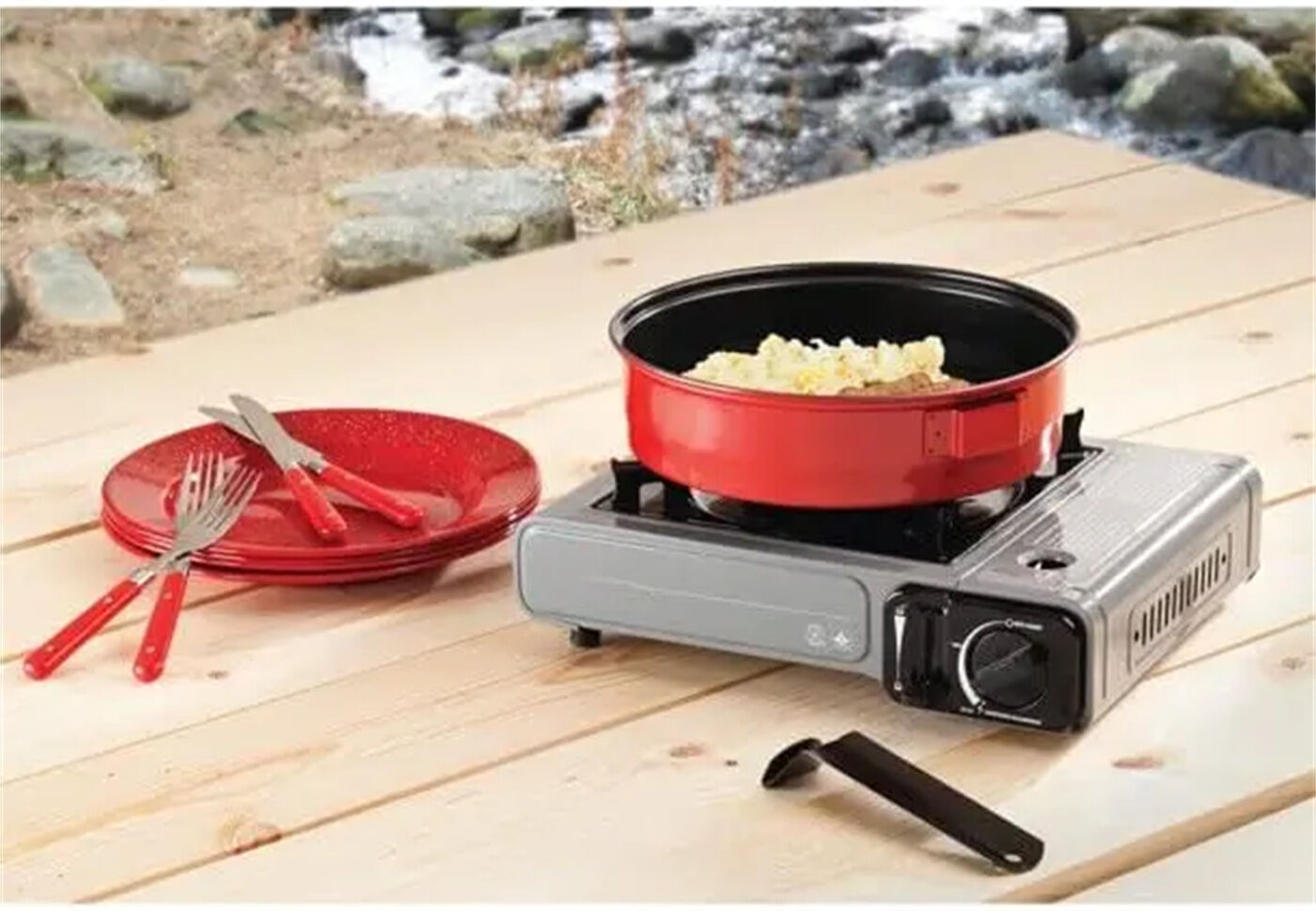 Butane Stove Dual Fuel Stove Portable Camping Stove - Patented - With Carrying Case Great For ...