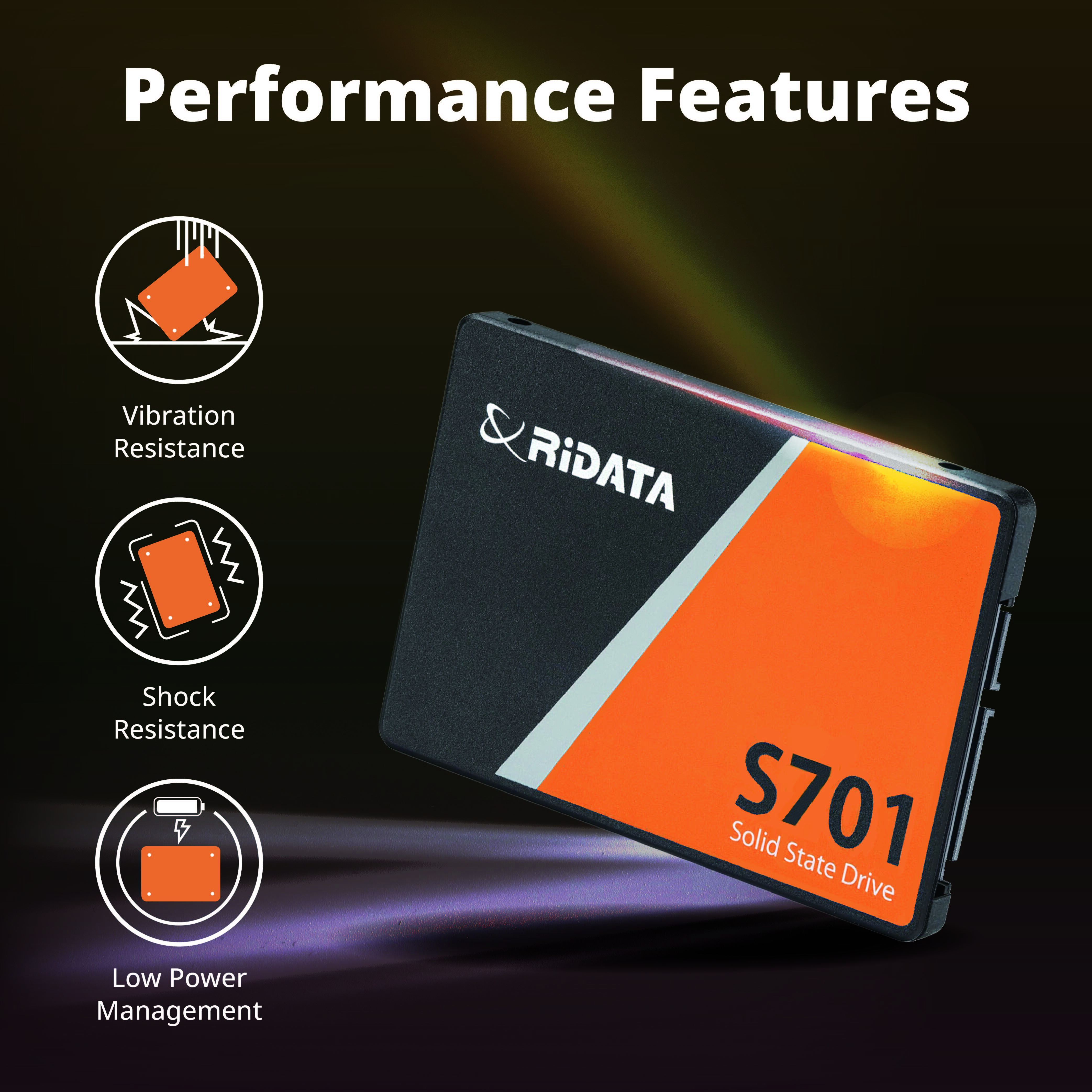 High-performance Ridata S701 Sata Ssd – 2.5" Internal Drive For Home ...