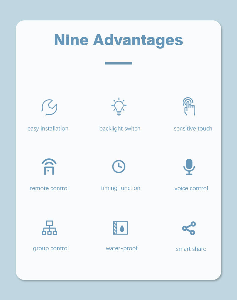 Smart Home Wifi Remote Control Light Switch Electric Roller Shutter ...